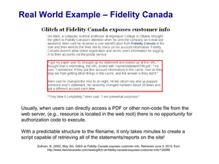 05 application security fundamentals - part 2 - security mechanisms - authorization | PPTX