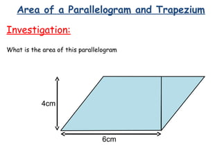 Lesson -Area-Area of parrallelogram-ppt | PPT | Physics | Science