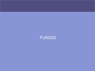 Array dan Fungsi | PPT