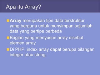 Array dan Fungsi | PPT