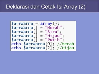 Array dan Fungsi | PPT
