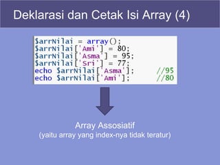 Array dan Fungsi | PPT