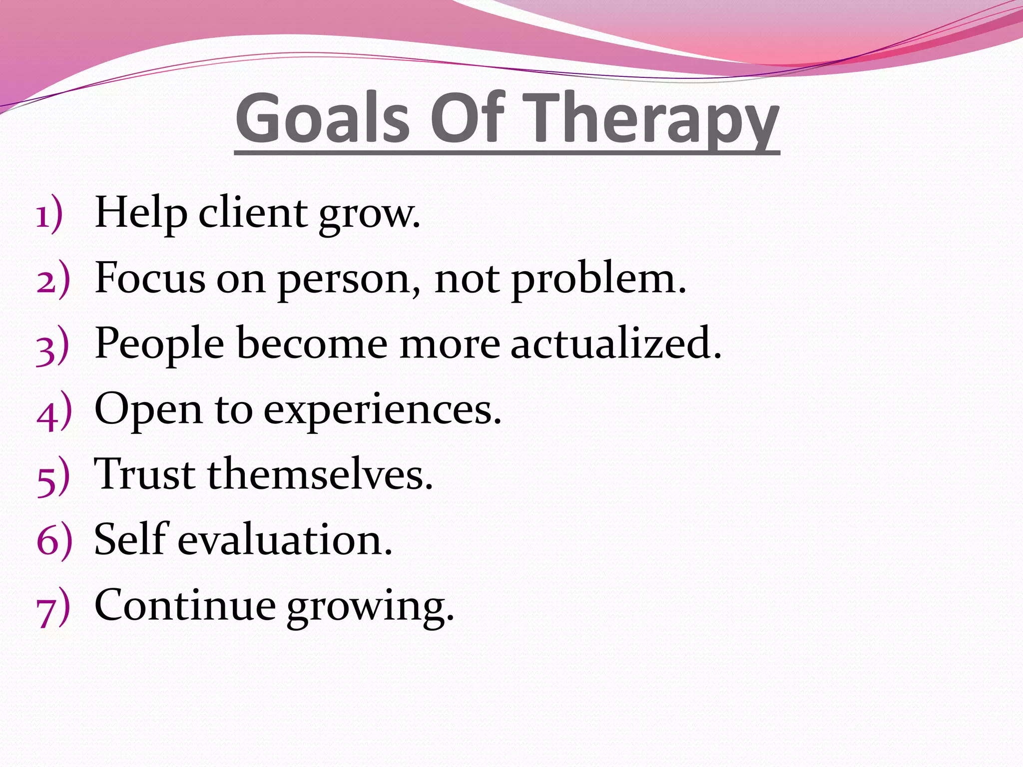 Elements & Goals of Counseling | PPTX