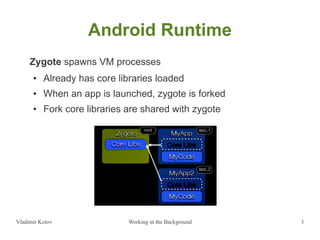 Android Working in the Background | PPT
