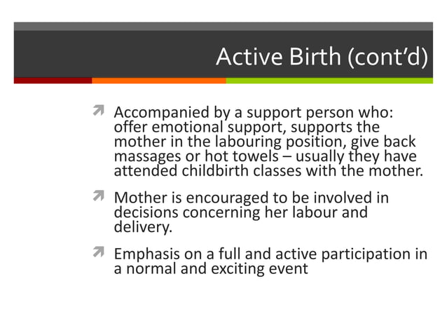 05 birthing styles | PPT