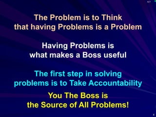 APSS Pecha Kucha - Boss are the Problems | PDF