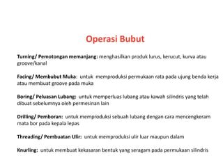 05.bubut dan latihan | PPT