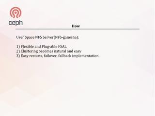 Build a High Available NFS Cluster Based on CephFS - Shangzhong Zhu | PDF