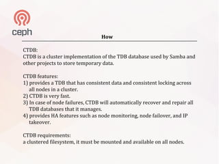 Build a High Available NFS Cluster Based on CephFS - Shangzhong Zhu | PDF