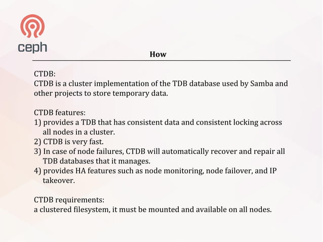 Build a High Available NFS Cluster Based on CephFS - Shangzhong Zhu | PDF