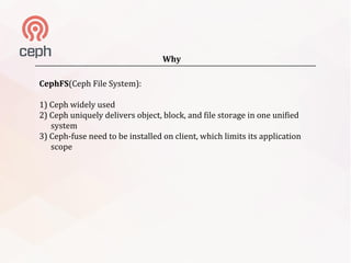 Build a High Available NFS Cluster Based on CephFS - Shangzhong Zhu | PDF