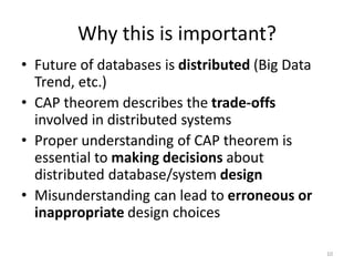 CAP Theorem and Split Brain Syndrome | PPT
