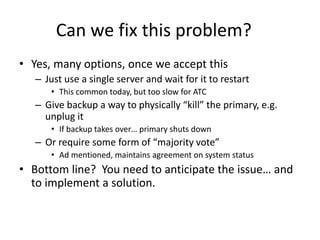 CAP Theorem and Split Brain Syndrome | PPTX
