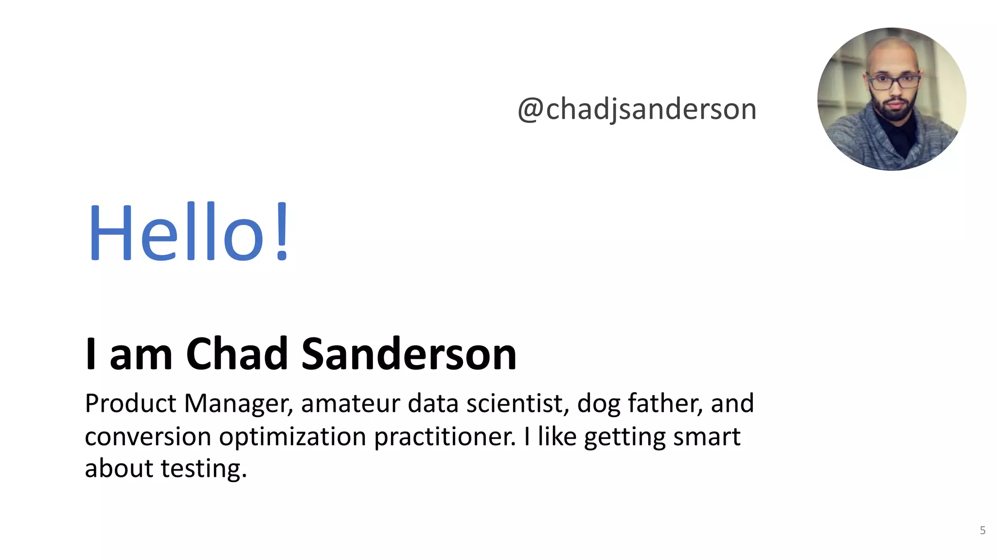 Conversion Hotel 2018 Keynote: Chad Sanderson | PDF