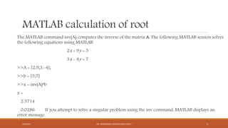 05 Chapter MATLAB Differntial equations | PPTX