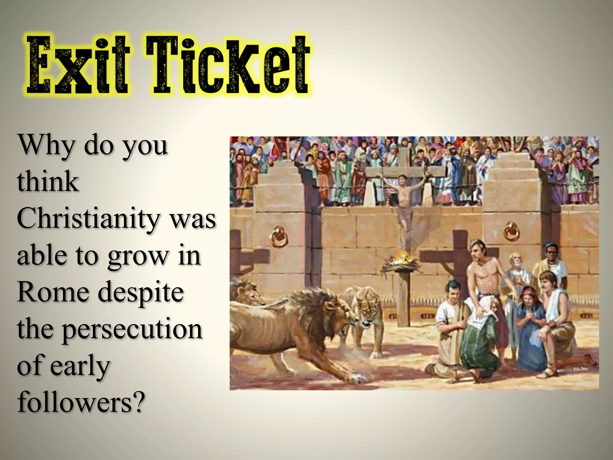 05 christianity roman-empire | PPT
