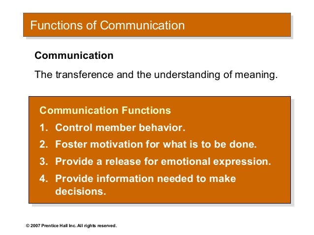 Communication