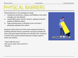 Communication Barriers | PPTX