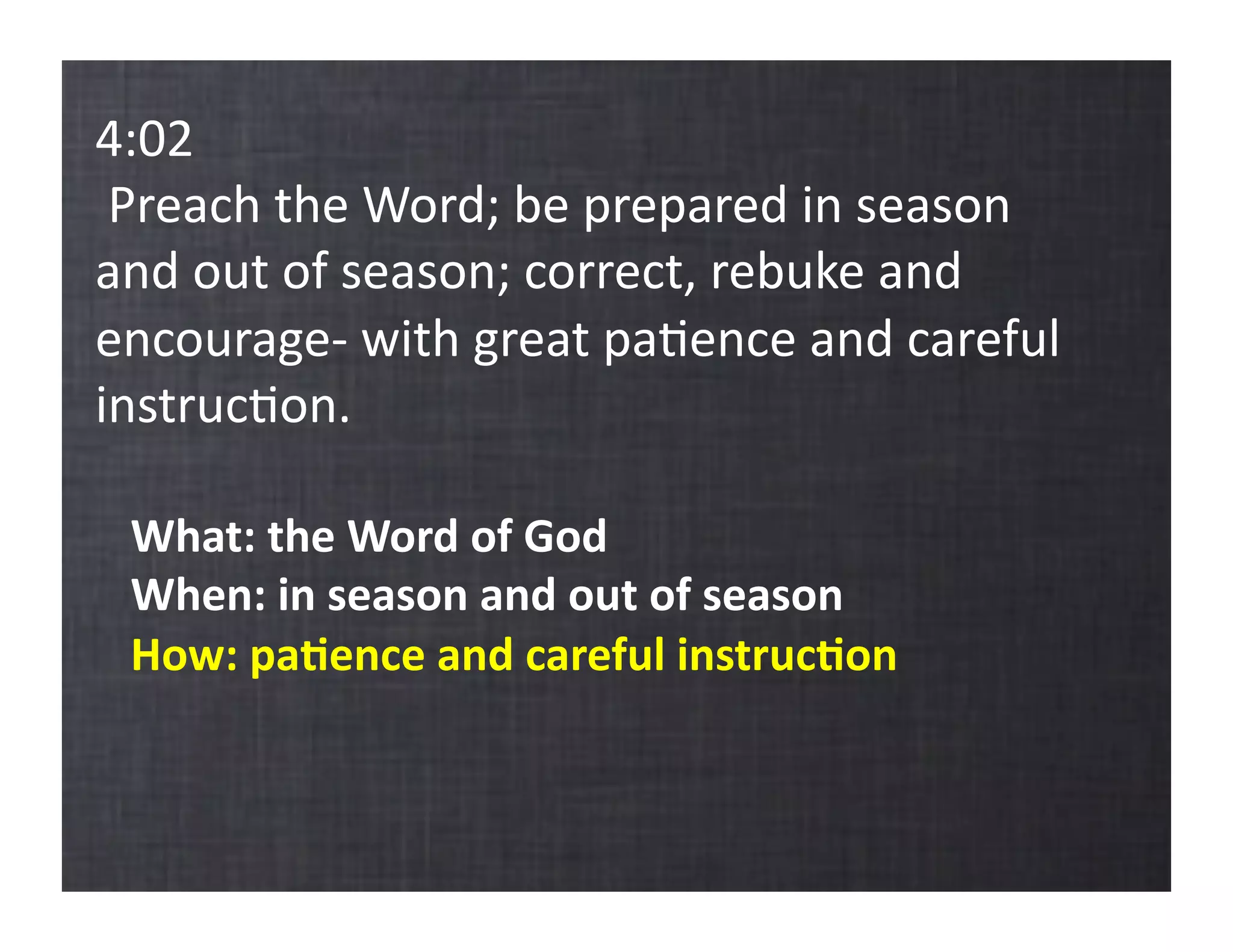 Consistency Sermon Slides | PDF