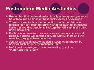 05. Contemporary Media Issues - Postmodern Aesthetics | PPT | Hip Hop ...