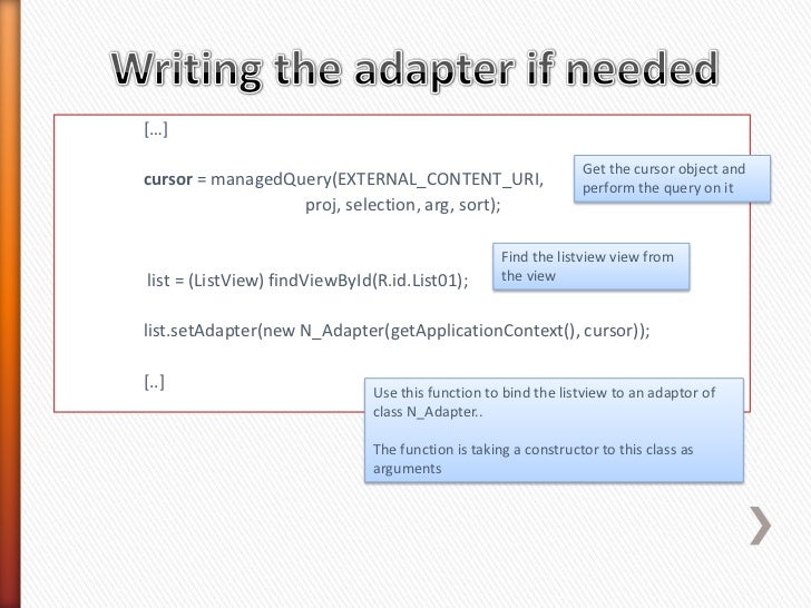 05 Content Providers Android