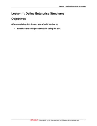 05 define enterprise structures | PDF