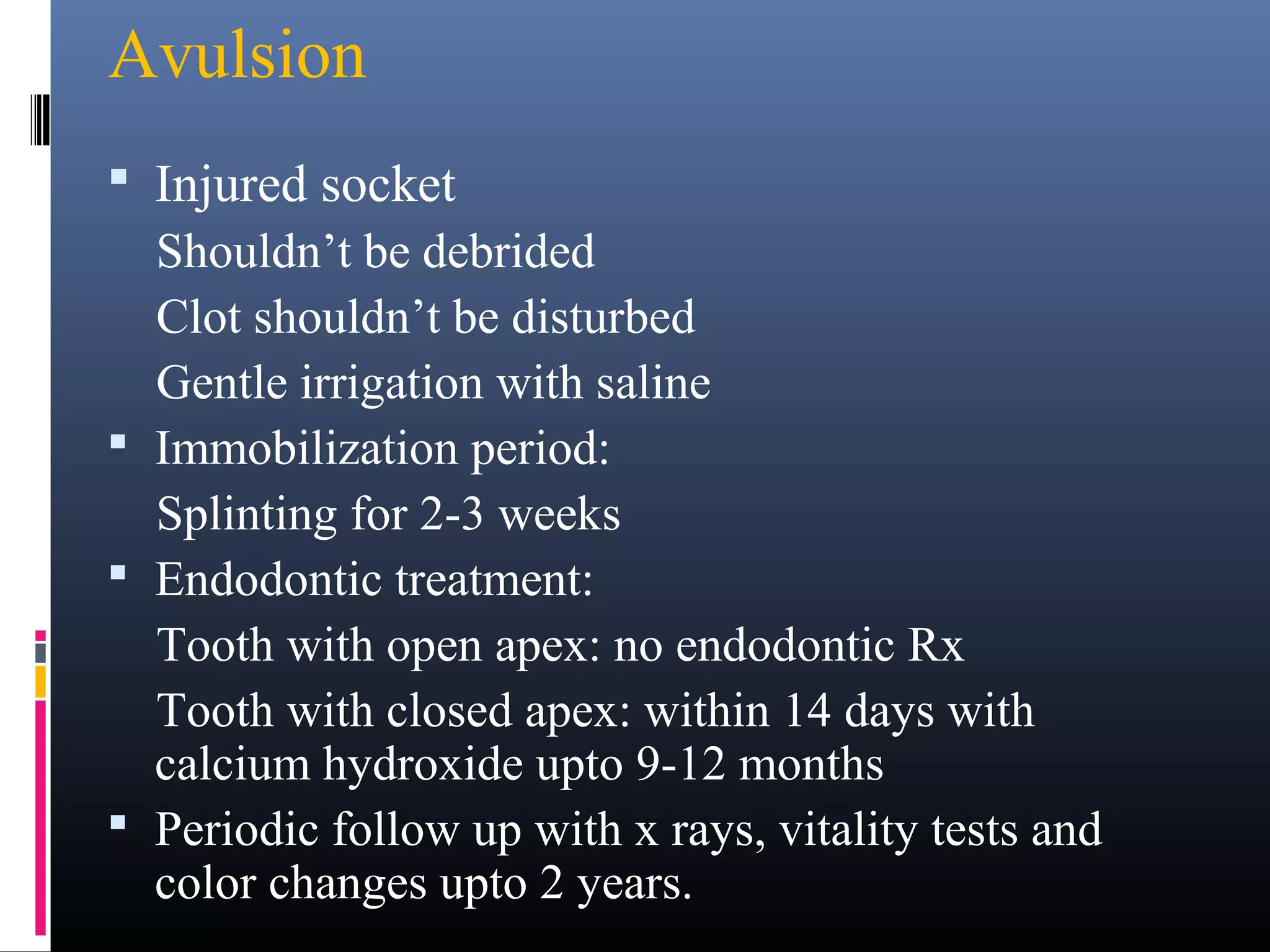 05 dentoalveolar injuries | PPT