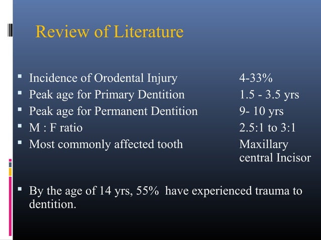 05 dentoalveolar injuries | PPT