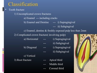05 dentoalveolar injuries | PPT