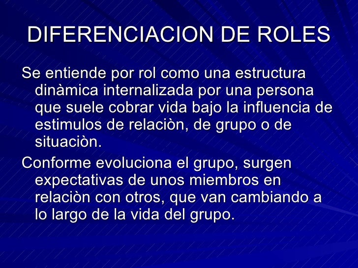 05.dinamica de roles, teorias y sistema