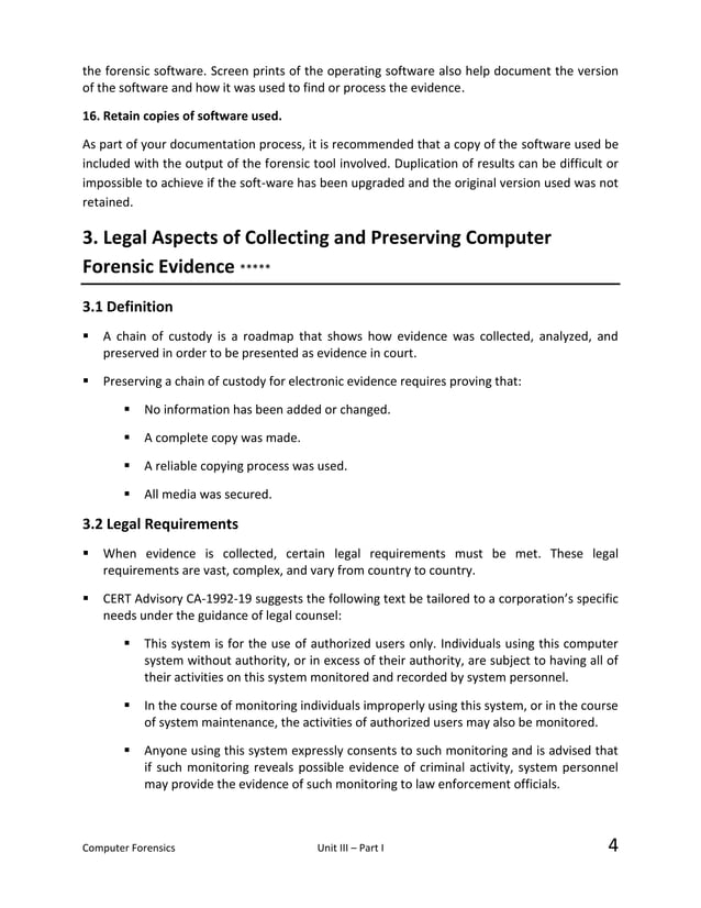 05 Duplication and Preservation of Digital evidence - Notes | PDF