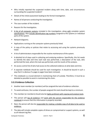 05 Duplication and Preservation of Digital evidence - Notes | PDF