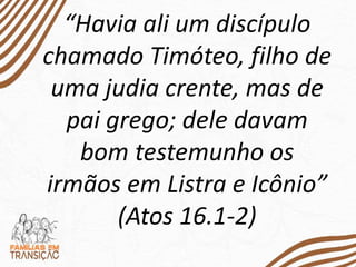 Educando Filhos para um Propósito | PPTX