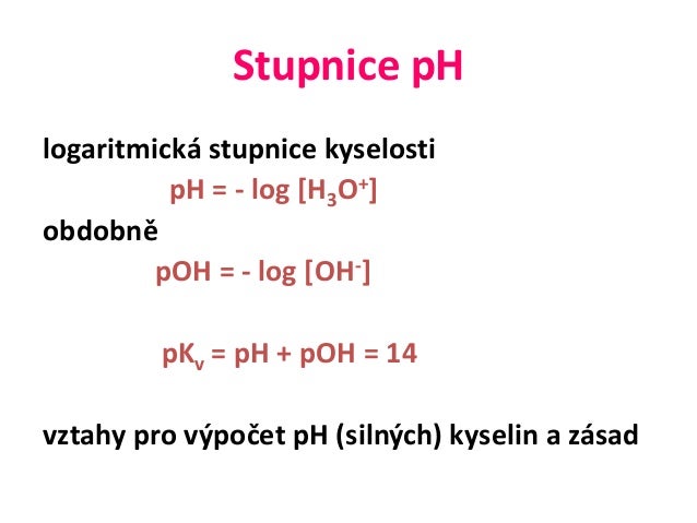 CHE: 05 Elektrolyty a pH