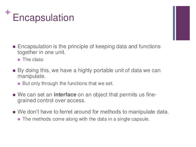 Sad05 Encapsulation