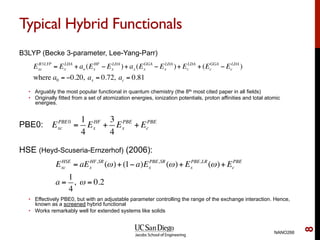 NANO266 - Lecture 5 - Exchange-Correlation Functionals | PDF