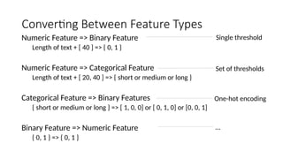 05 -- Feature Engineering (Text).pptxiuy | PPTX