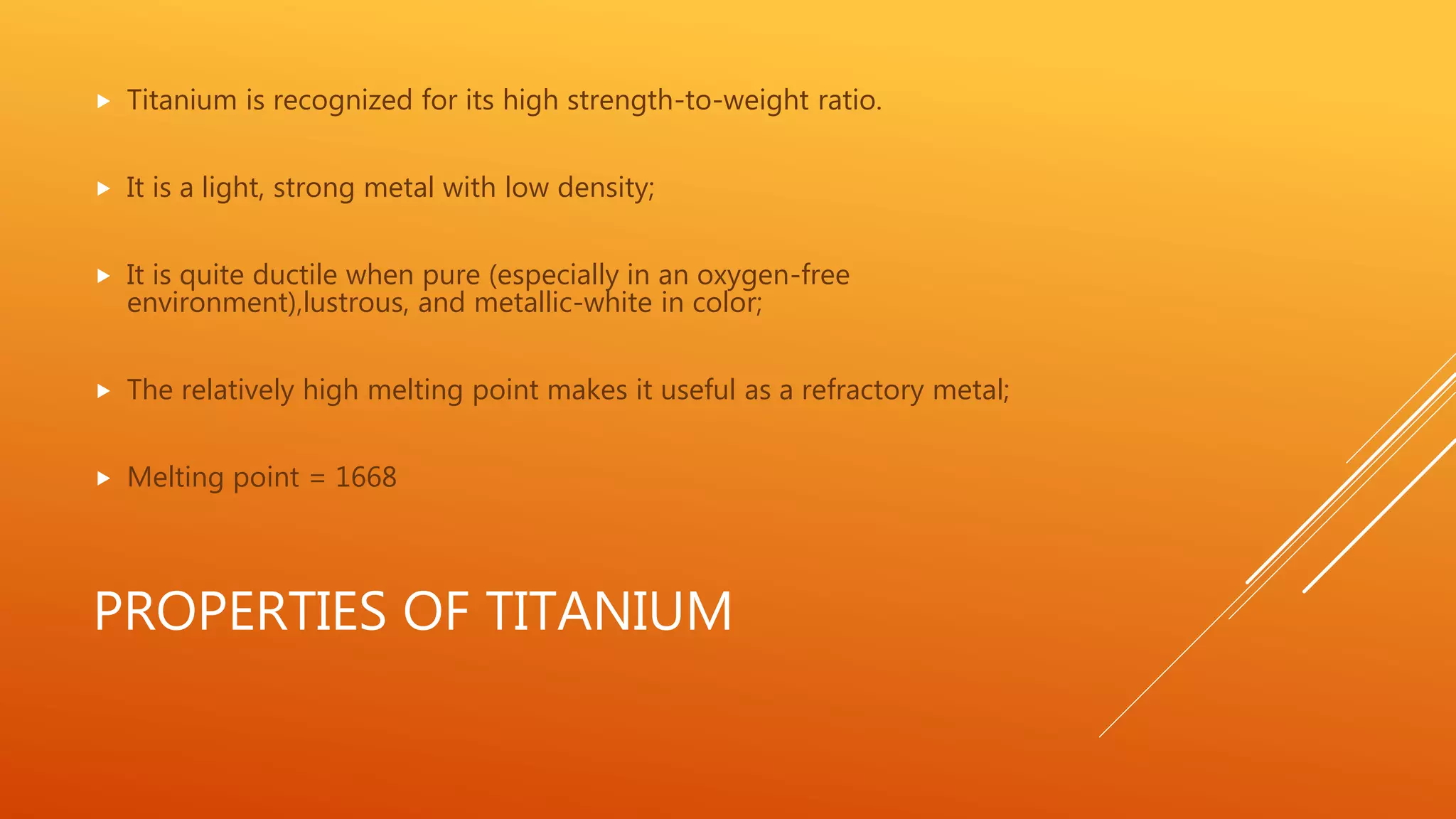 TITANIUM Alloys in Oil, Gas, & Petrochemical Industry | PPTX