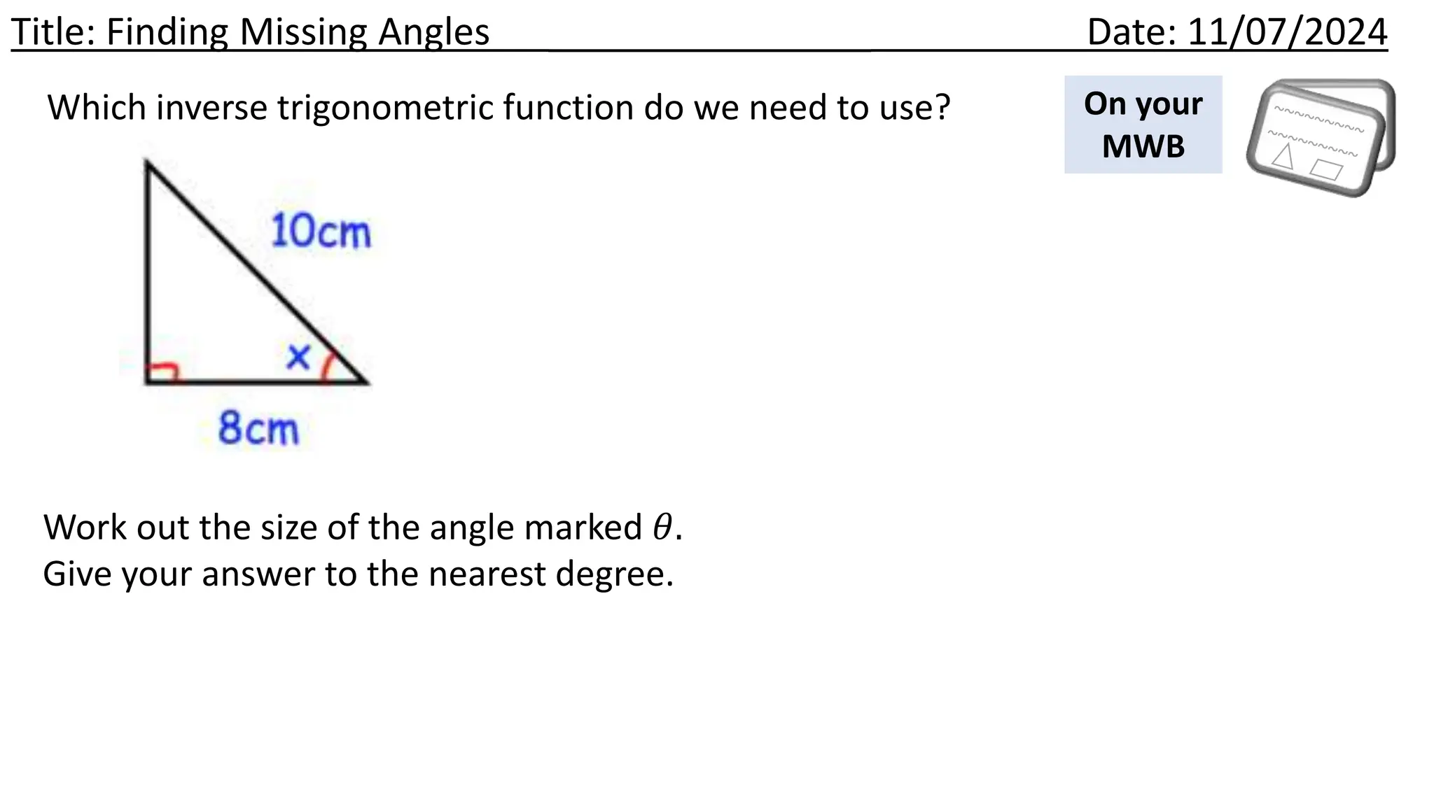 05 - Finding missing angles for Year 9 students | PPTX