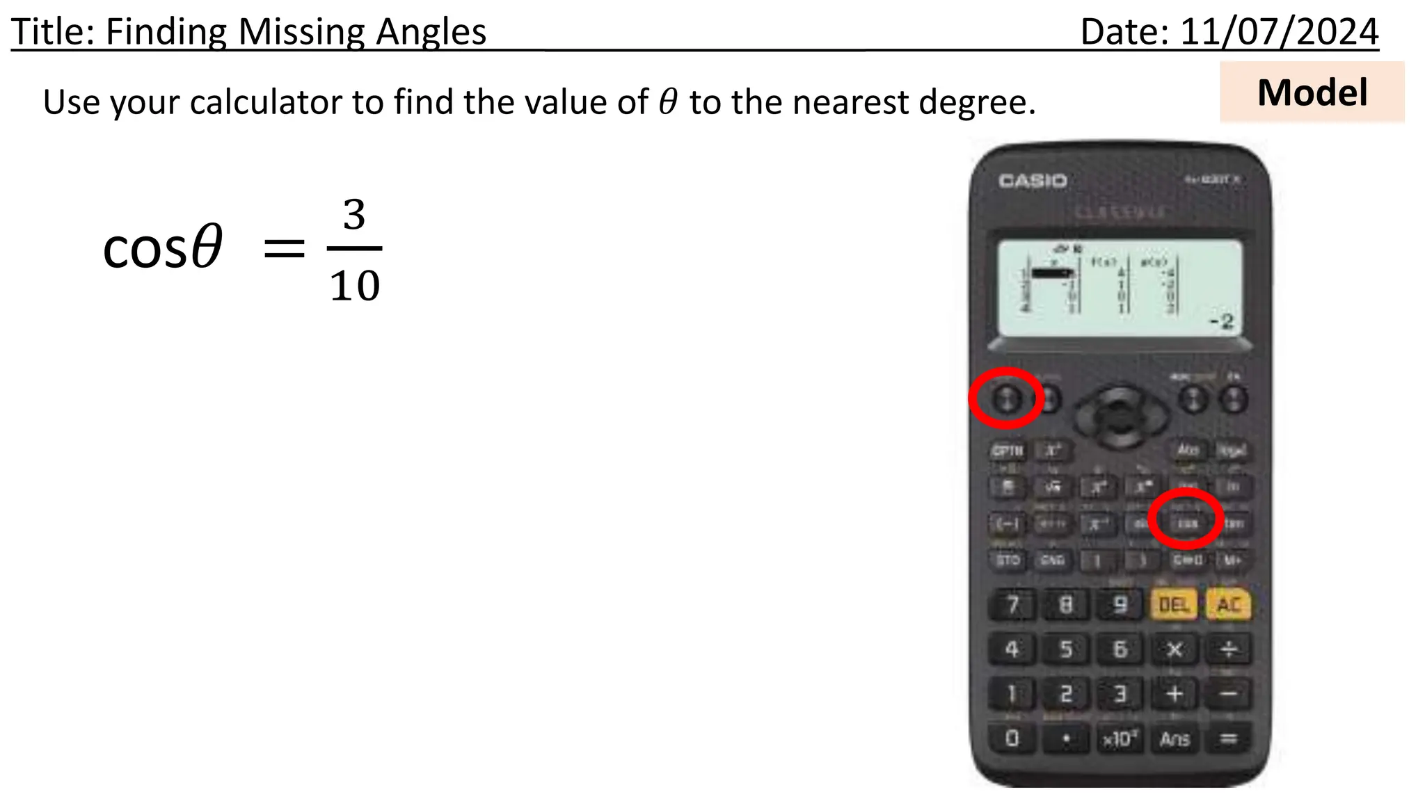 05 - Finding missing angles for Year 9 students | PPTX