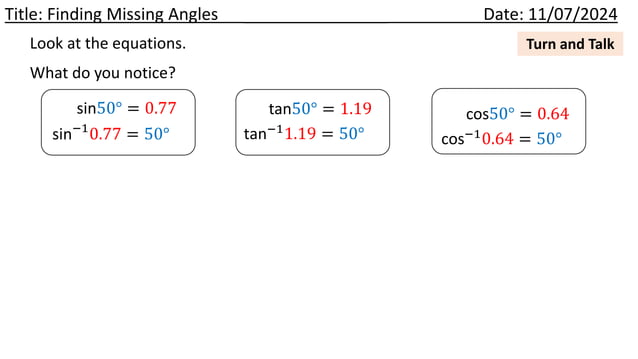 05 - Finding missing angles for Year 9 students | PPTX | Physics | Science