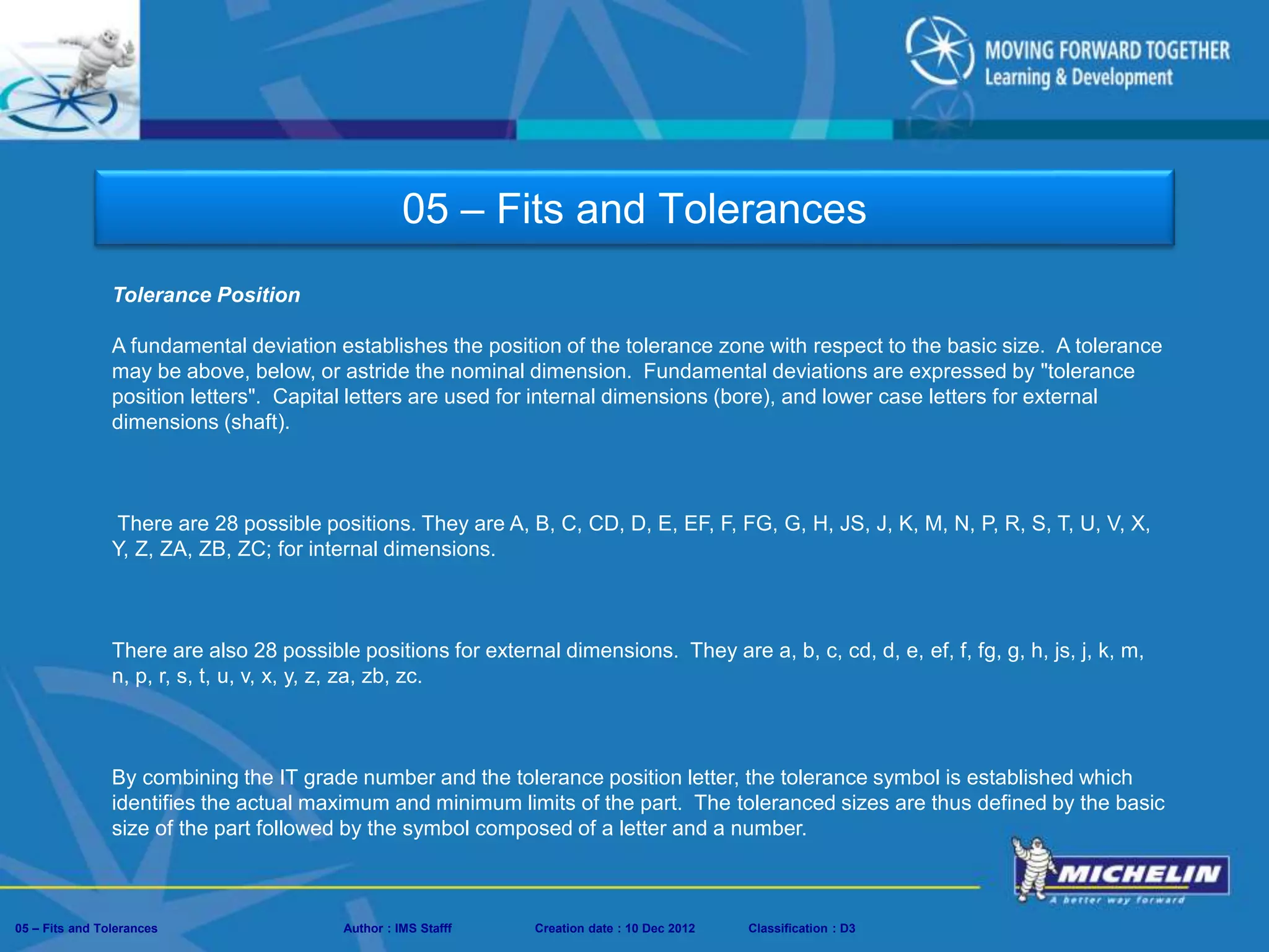 05 fits and-tolerances_presentation | PPSX