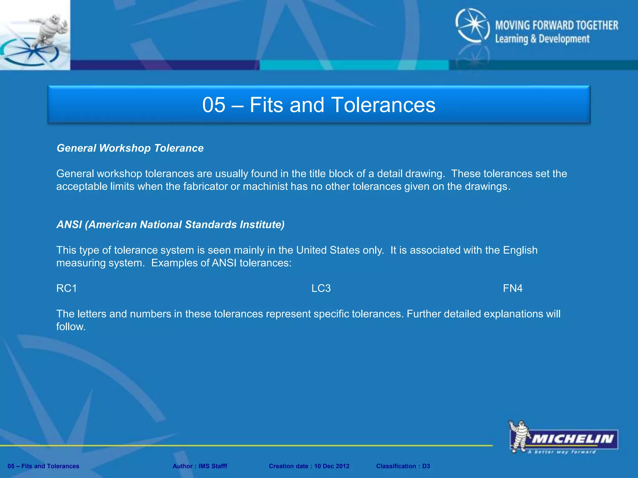 05 fits and-tolerances_presentation | PPSX