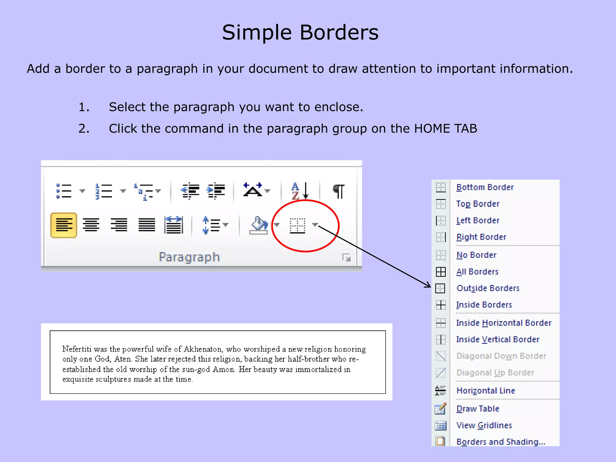 05 formatting paragraphs | PPTX
