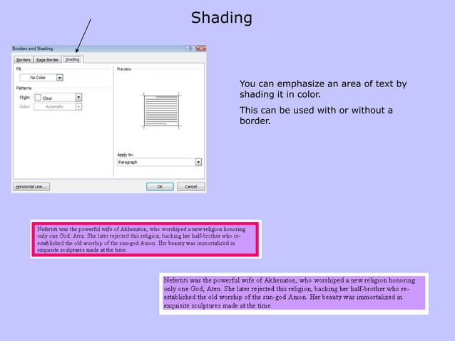05 formatting paragraphs | PPTX | Food & Drink