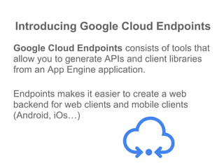 Google Cloud Enpoints | PDF