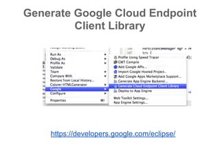 Google Cloud Enpoints | PDF