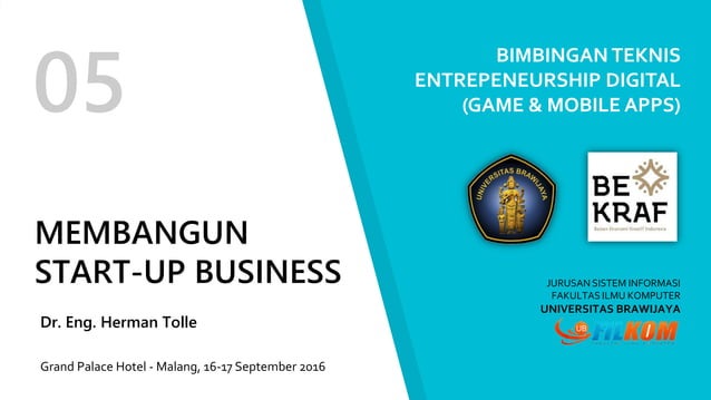 05 - Membangun Startup Business (Herman Tolle) | PDF