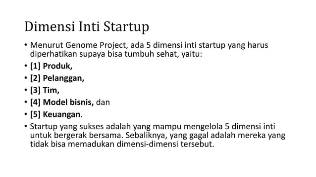 05 - Membangun Startup Business (Herman Tolle) | PDF