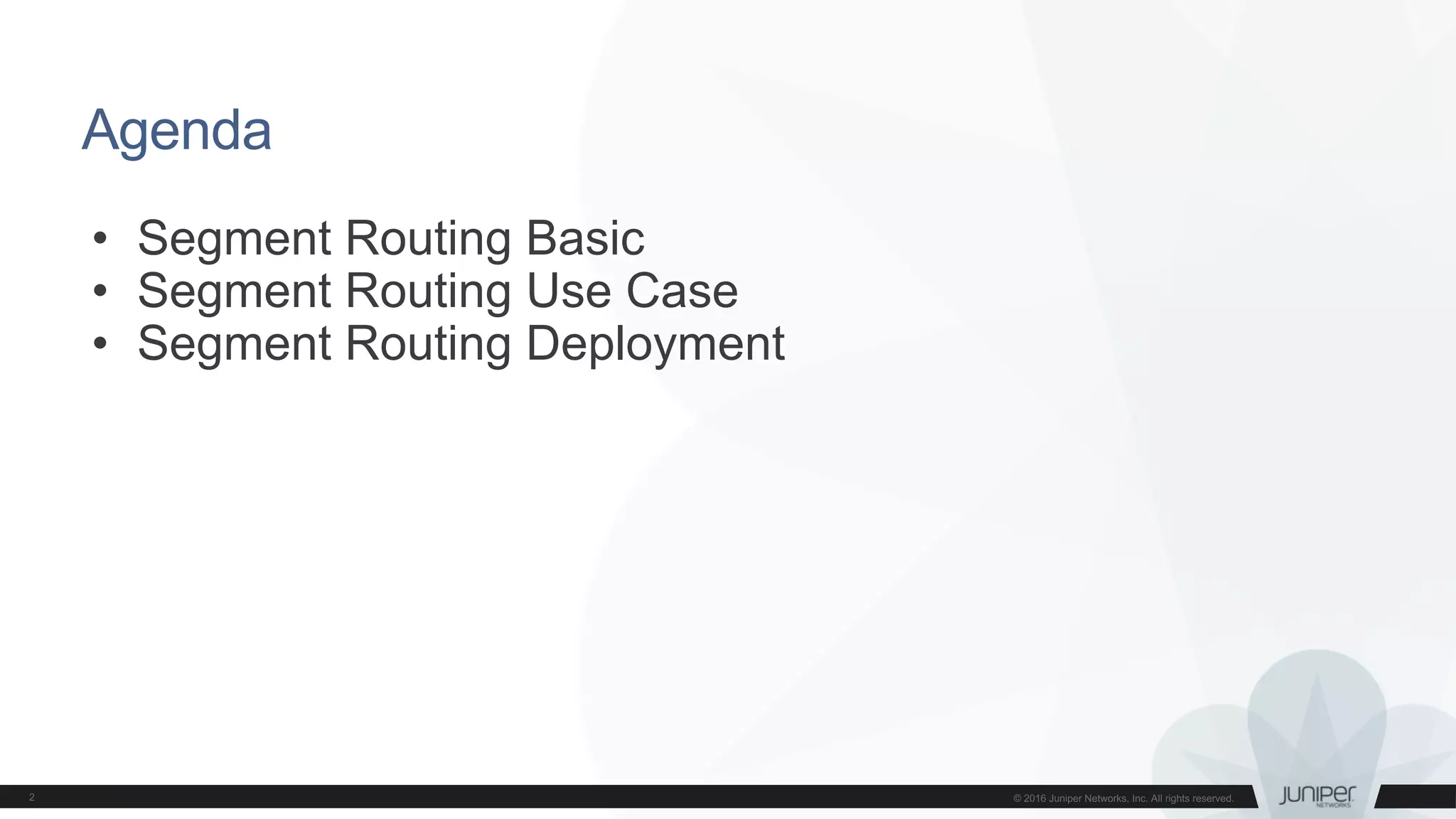 05 - IDNOG04 - Bambang Gunawan (Juniper) - Segment Routing | PDF